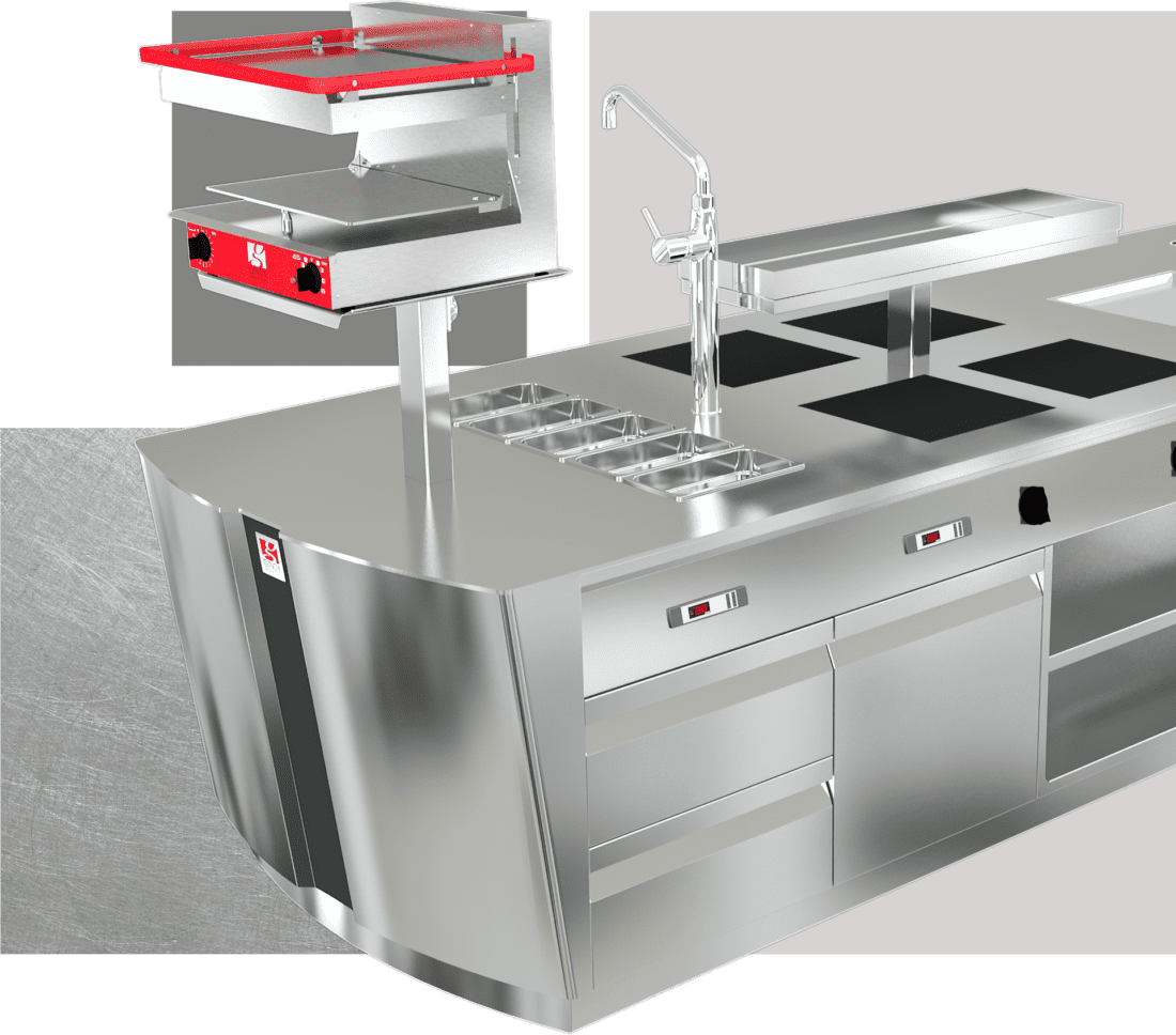 Ginox Swiss Kitchen - Cuisine Professionnelle | Présentation - Cuisson